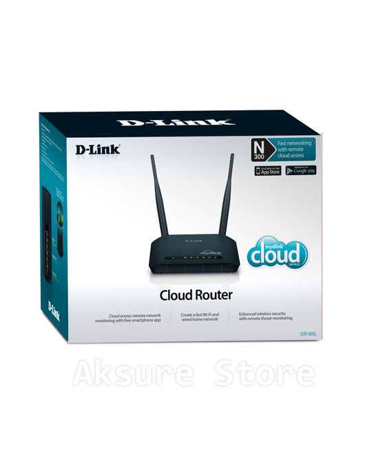 D-Link N300 Wireless Router DIR-605L - Brand New – Aksure Networks Store